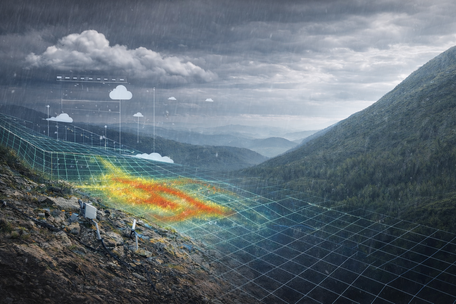 NGI - Internet of Things-based real-time slope stability forecast