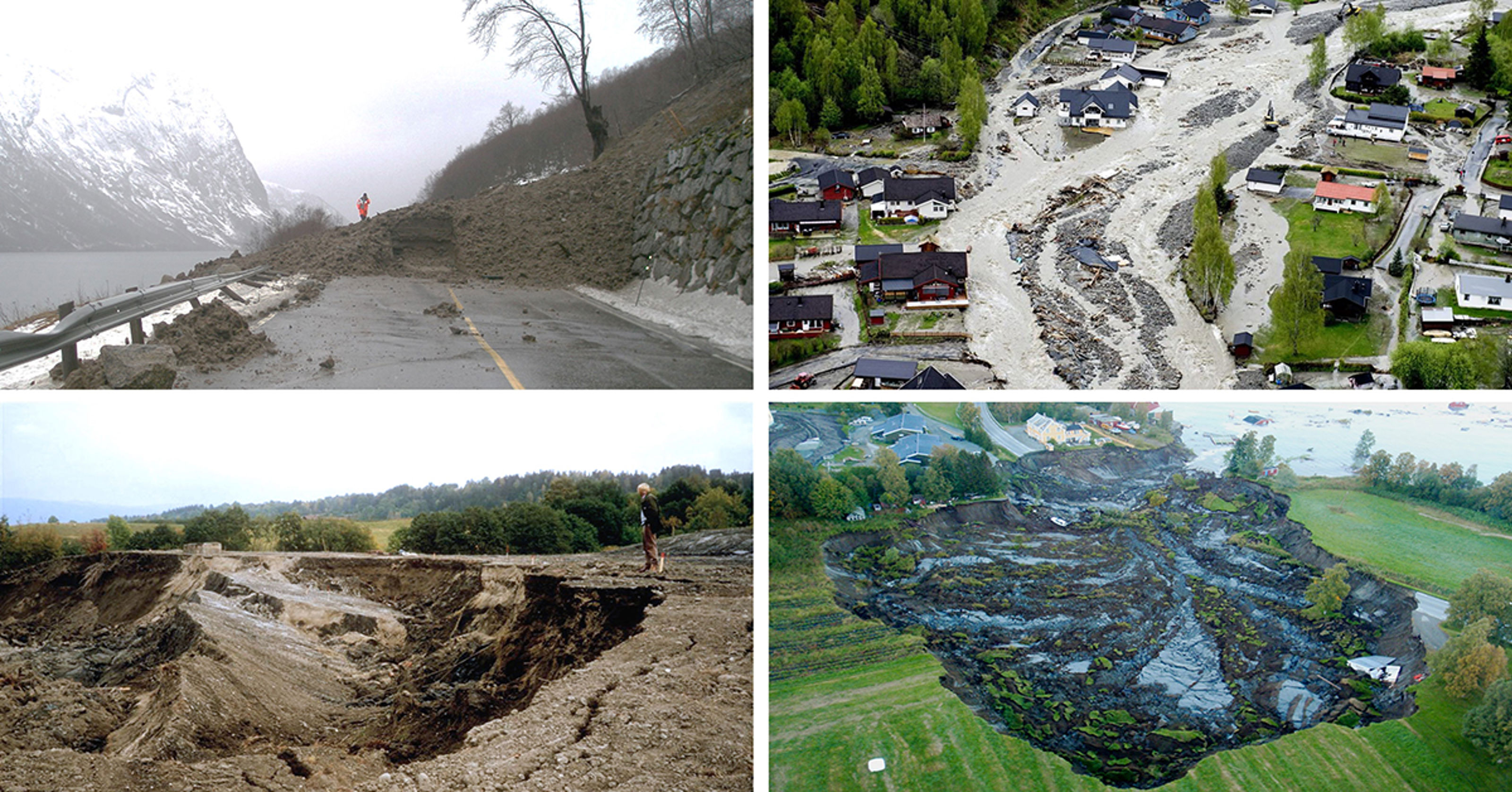 NGI - Fire typer skred i løsmasser